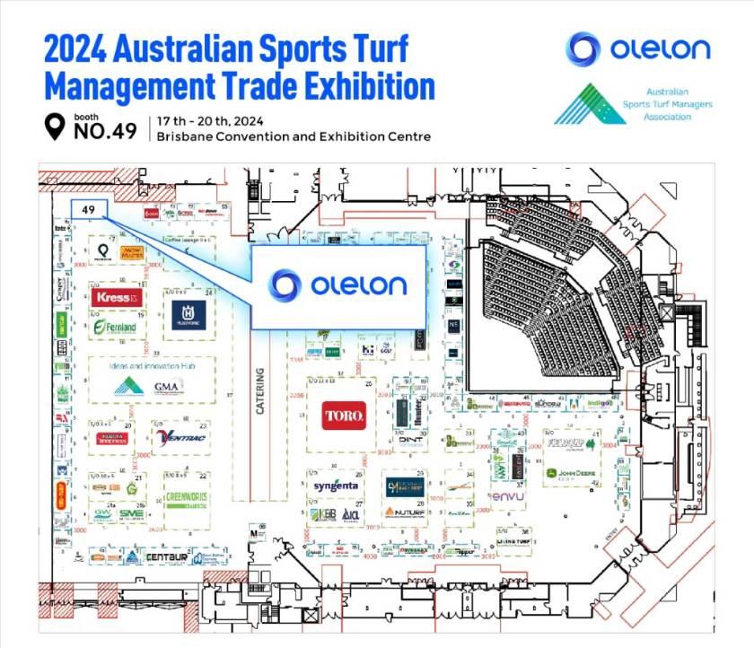 Olelon at the 2024 Australian Sports Turf Management Trade Exhibition ...