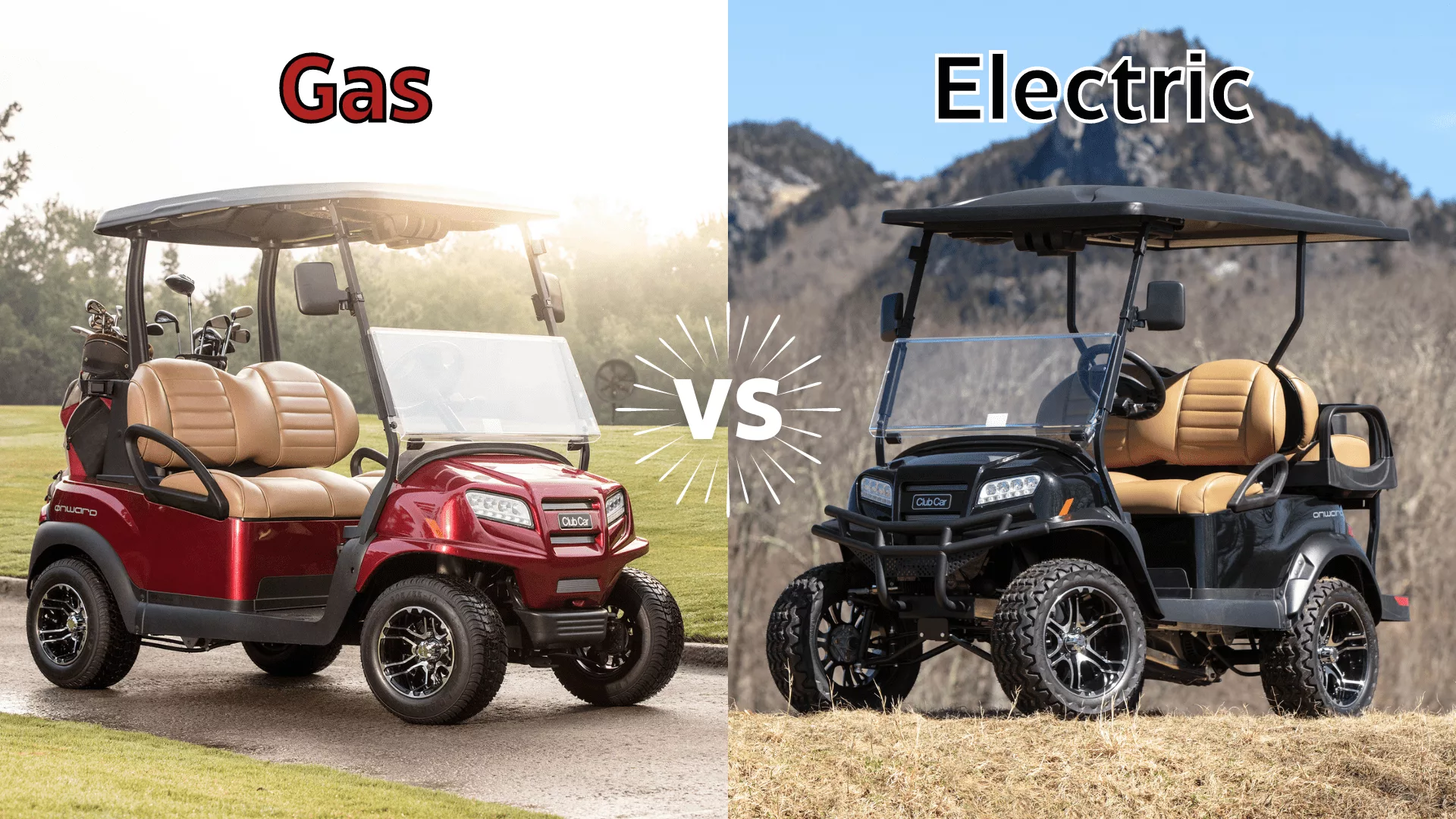 The Benefits of Electric Golf Carts Over Gas-Powered Golf Carts , Gas ...